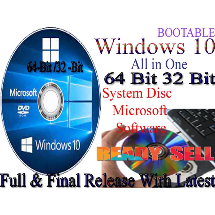 Windows 10 AUTO ACTIVA ED 32 Bit / 64 Bit | Daraz.com.bd