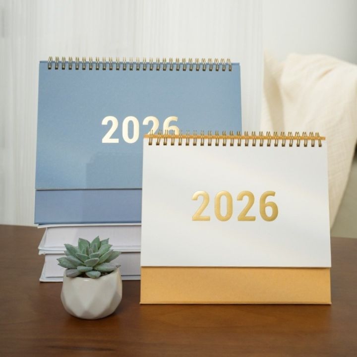 Stationery Premium Paper 2026 Desktop Calendar Stable Base Writable ...