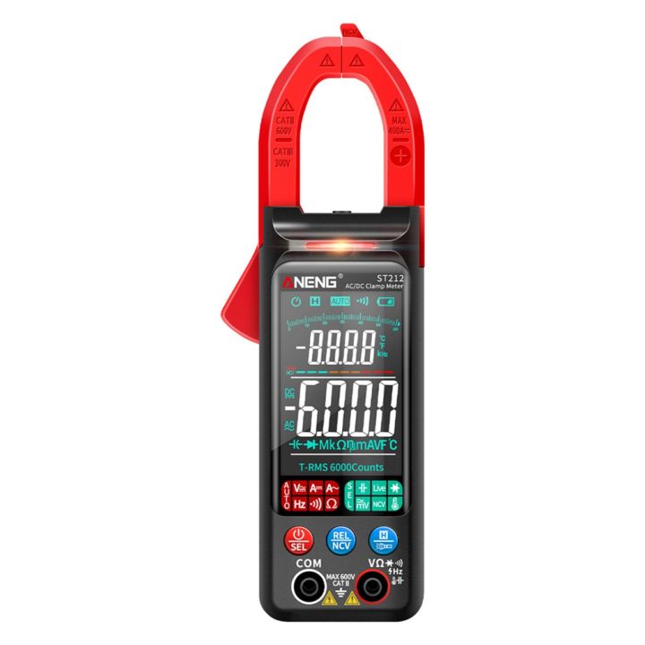 ANENG ST212 Digital Clamp Meter 400A Current True RMS Smart Plier ...