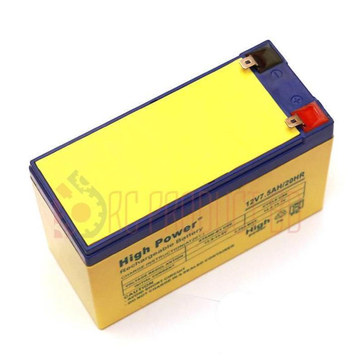 New High Power 12V 7.5Ah Sealed Lead acid Rechargeable battery for UPS ...