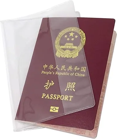 Transparent Passport Cover Protector with Extra Slots for CN, US, UK ...