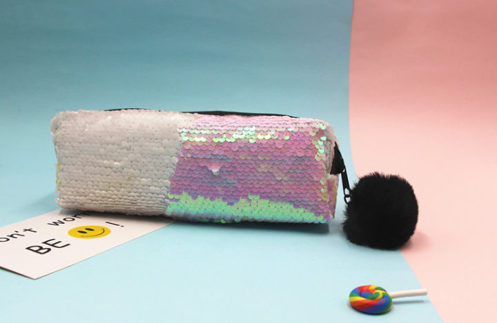 Flash Double-Sided Sequins Cosmetics Organizer Bag | Daraz.com.bd