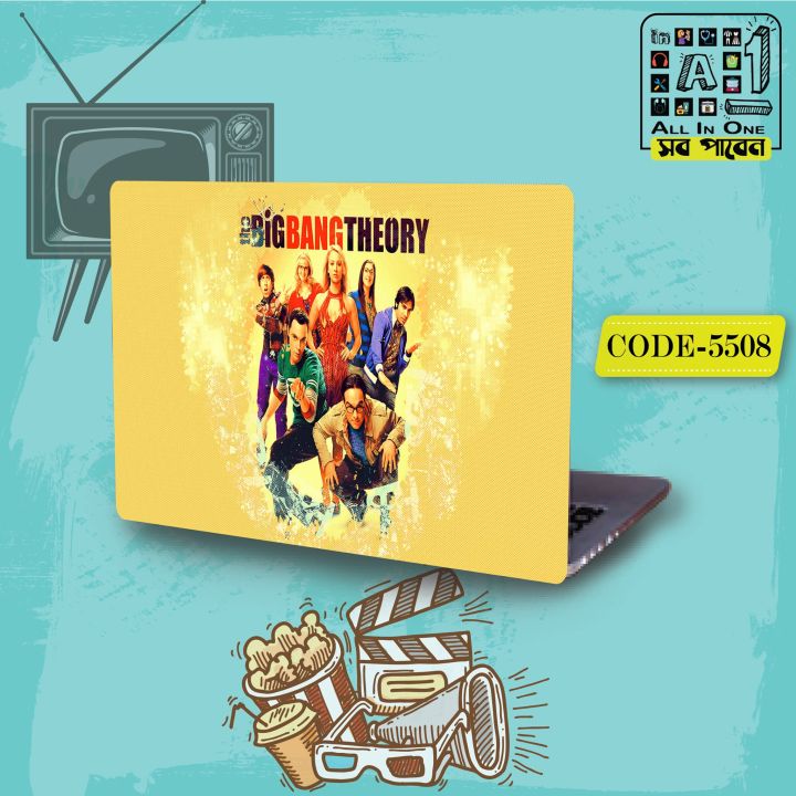 The Big Bang Theory Design Laptop Sticker | Daraz.com.bd