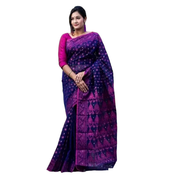 Eye-Catching Sparking Collection - Rich Fabric Jamdani Sharee for Women ...