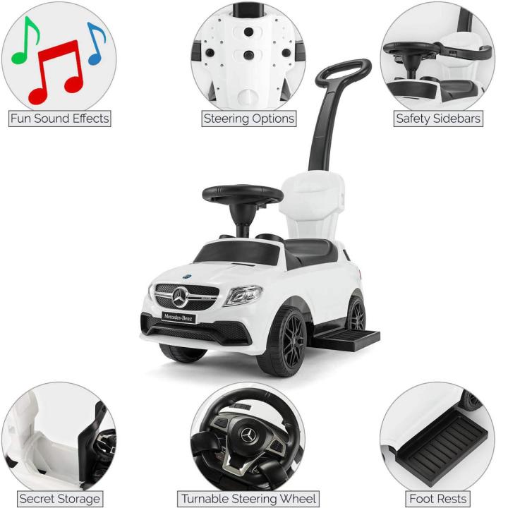 3288 Mercedes Benz Push Ride on Car for Baby - baby car | Daraz.com.bd