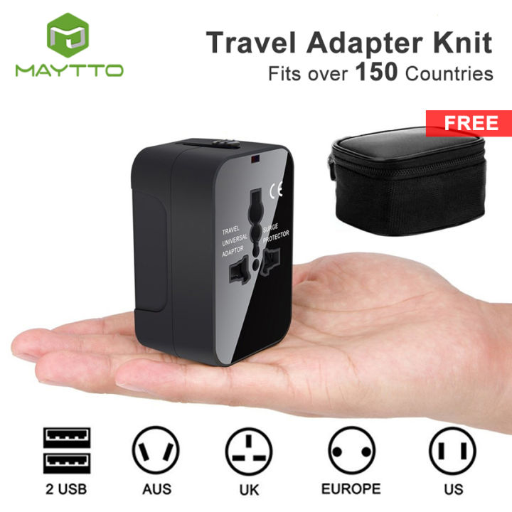 DoomHot Multi-Outlets Tr avel Adapter All in One International ...
