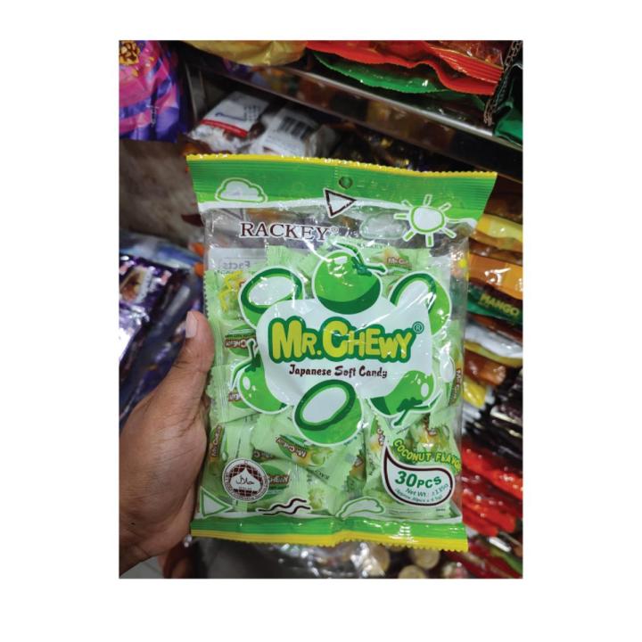 Rackey Mr Chewy Candy with Coconut Candy 30pcs | Daraz.com.bd