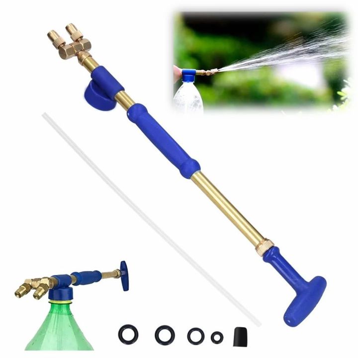 Manual Garden Sprayer with 2 Adjustable Nozzles, Portable Push Pull ...