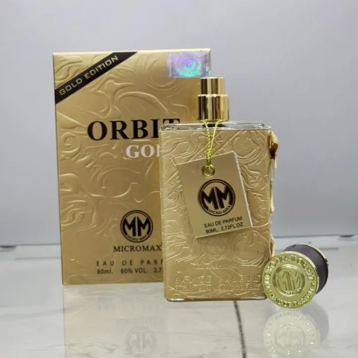 80 ml Micro max Orbit Gold Body perfume International UAE product used ...