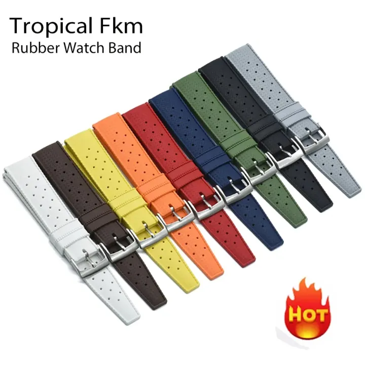 Premium-Grade Tropic Rubber Watch Strap 18mm 20mm 22mm For S-eiko SRP777J1 New Watch Band Diving ...