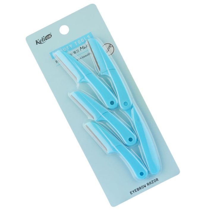 keli 4pcs Foldable Eyebrow Facial Hair Removal, Shaper, and Trimmer in ...