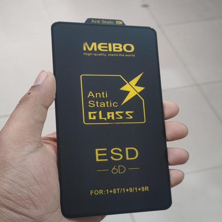 OnePlus 9 /OnePlus 9R/ 8T Meibo Anti Static ESD 6D Tempered Glass ...