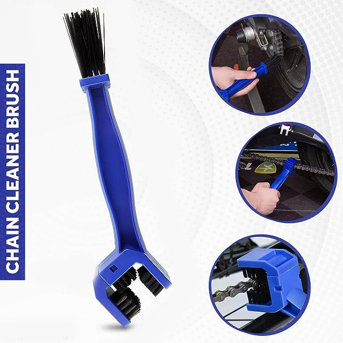 Motorcycle Bicycle Chain Cleaning Brush Gear Grunge Brush Bike Chain ...