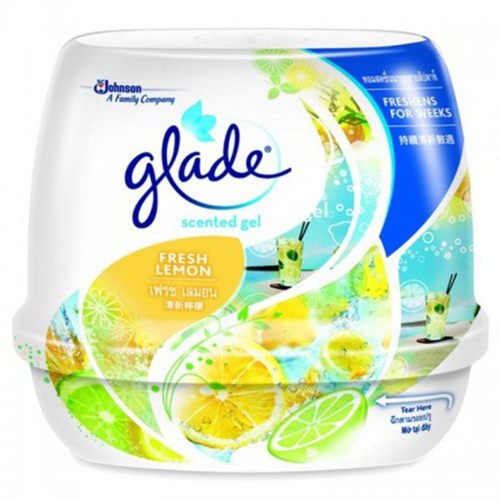 Glade Scented Gel Lemon Air Freshener,180g | Daraz.com.bd