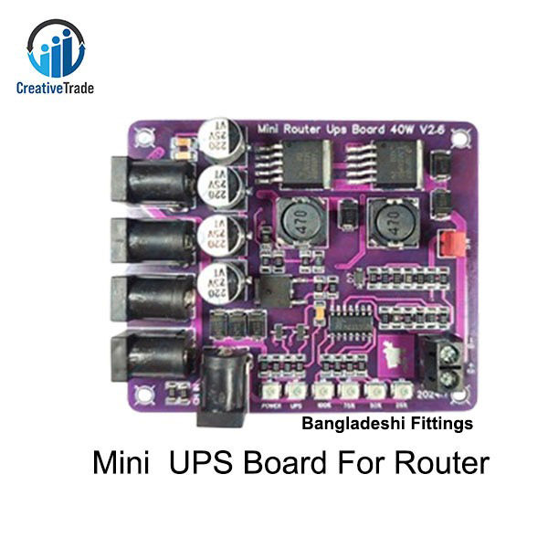 Router UPS Borad 40W V2.6 Battery Charger Board For Router and Onu ...