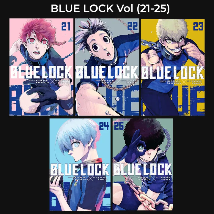 Blue lock Volume (21-25) Paperback Manga Set | MH Shop | Daraz.com.bd