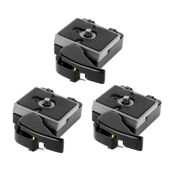 【3C VictoryEagle】3X Black Camera Quick Release Plate Special Adapter ...