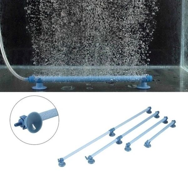 Bubble Wall Tube Air Stone Air Oxygen Aeration Pump Curtain Aquarium ...