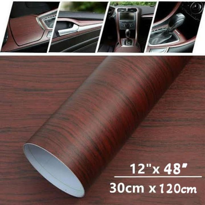 Car Interior Dashboard Diy Wood Textured Grain Vinyl Wrap Sticker Decal ...