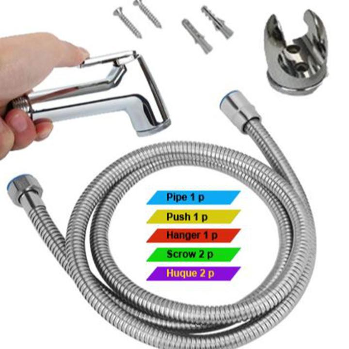 Toilet Seat Bidet Chrome Plated Plastic Body Built-In Switch Bidet ...