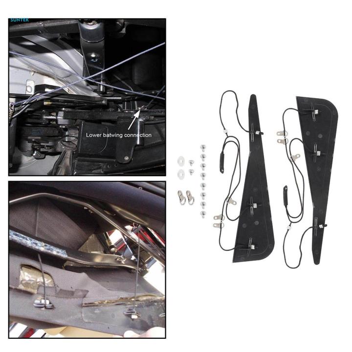 Black Convertible Roof C Column Repair Kit for BMW E46 323ci 2006 ...