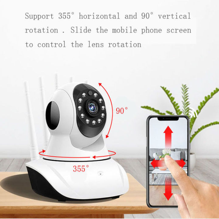 Five Antenea Robot Wifi IP Camera v380 ptz camera 5 antenna WiFi IP ...