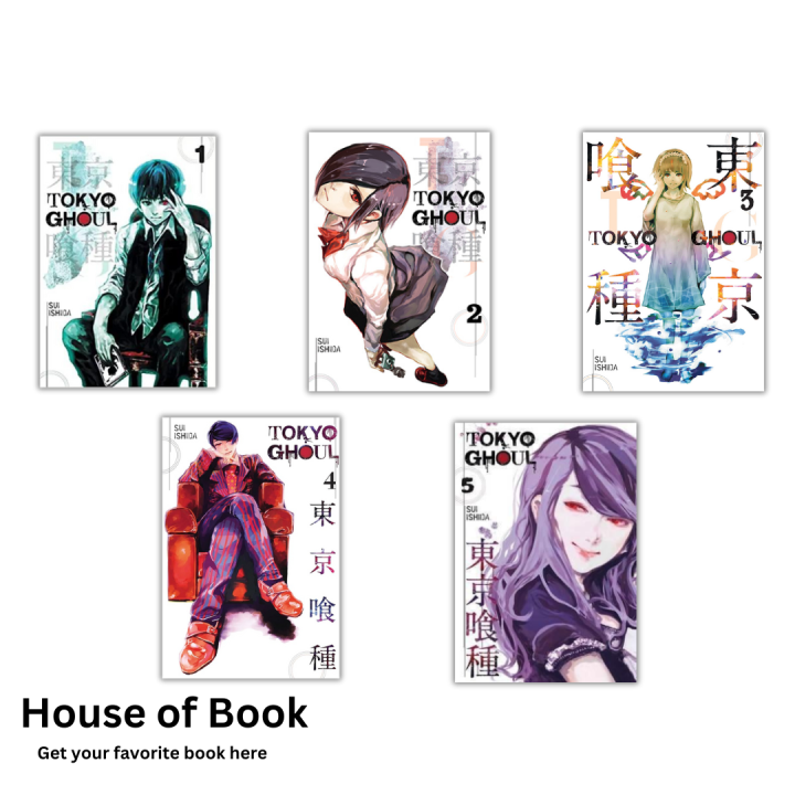 Tokyo Ghoul Volume 1-5 Collection 5 Books Set | Daraz.com.bd