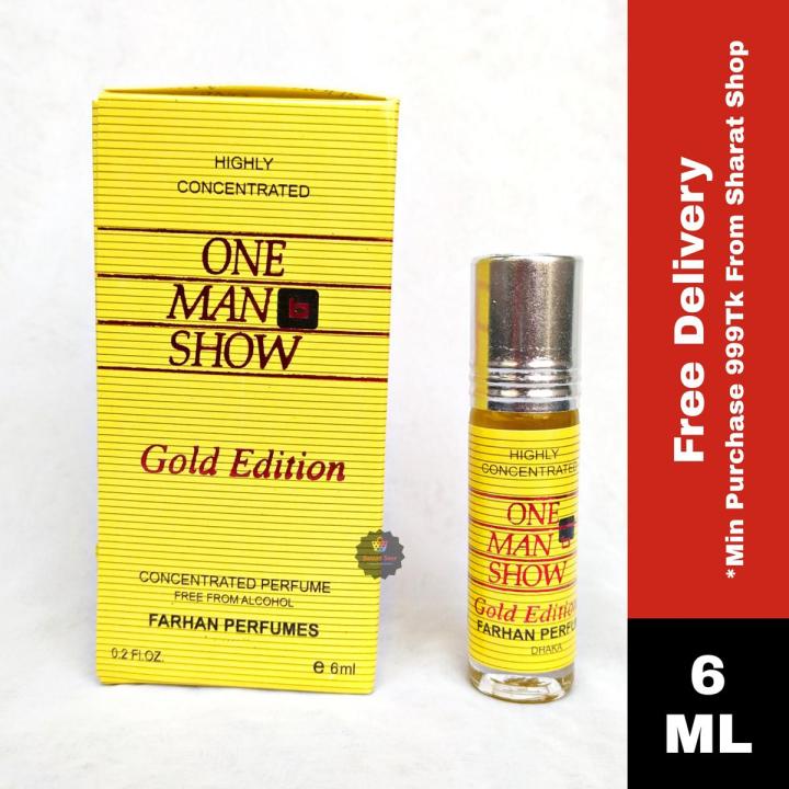 ONE MAN SHOW Concentrated Perfume Oil Long Lasting Non-alcoholic ...