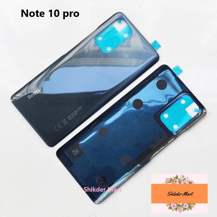 Backshell For Xiaomi Redmi Note 10 Pro Battery Cover Door Back Housing ...