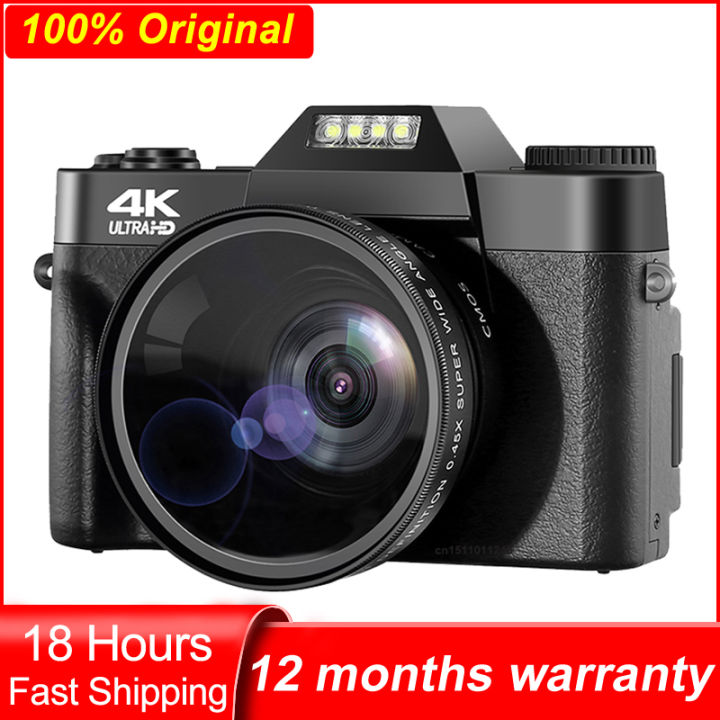 4K Digital Camera 48MP Vlogging For YouTube 60FPS Auto Focus 16X Zoom ...