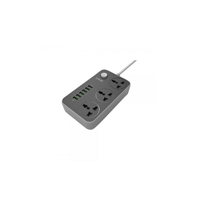 LDNIO Multi Socket 6 Usb-A 3 Socket 3.4A Power Socket | Daraz.com.bd