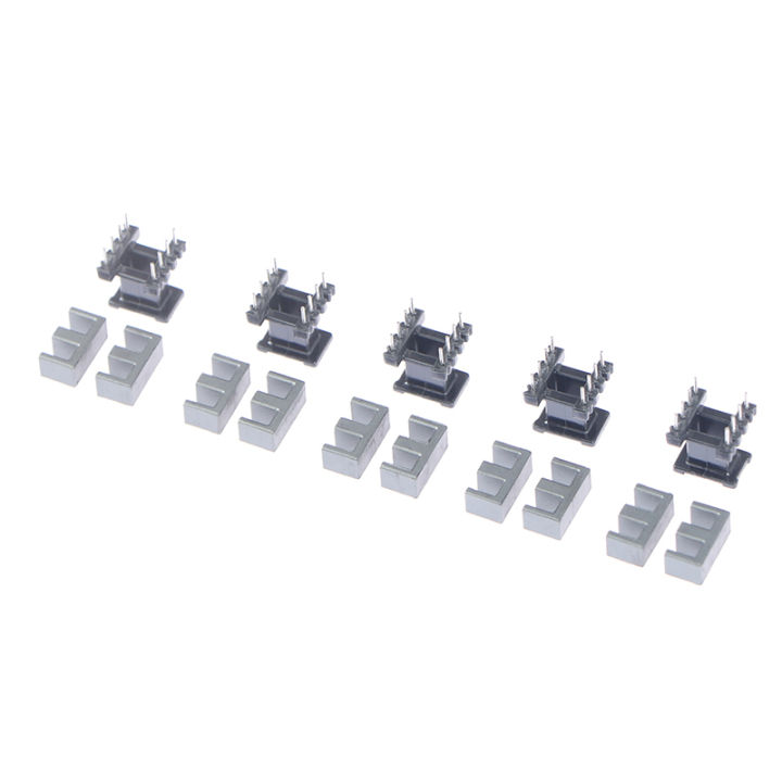 5Sets New EE10 4 with 4pin Transformer Bobbin PC40 Ferrite Core Vertical | Daraz.com.bd