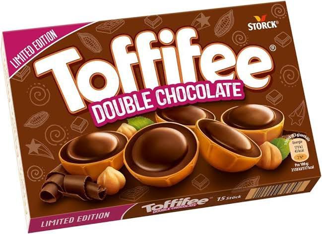 Toffifee Double Chocolate - 1 x 125g - Hazelnut in Caramel with Intense ...