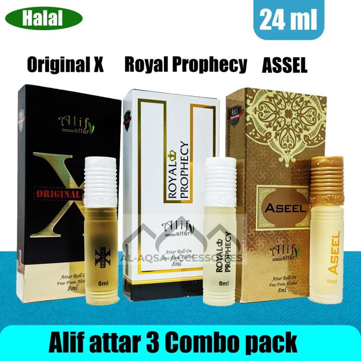attar 3 combo by Alif - Ator total 24 ml | Daraz.com.bd