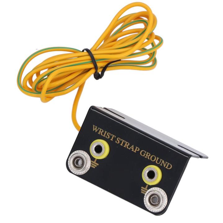 5Pcs Wrist Strap Ground Socket Connector ESD L Shaped Grounding System ...