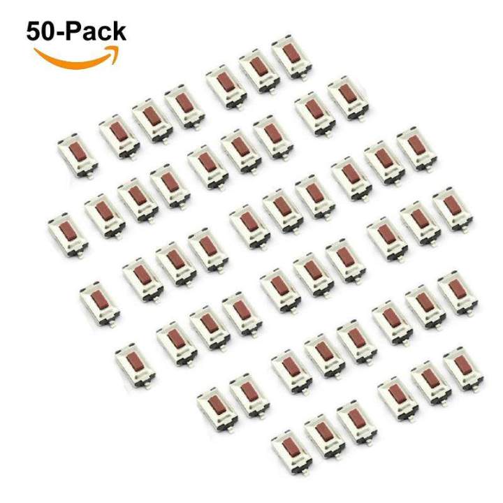 50pcs 3x6x2.5mm 2Pin SMD Mini Micro Switch Tactile Push Button Switch ...