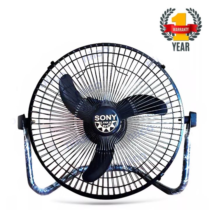 Sony High Speed Desk Fan Heavy Duty Black ( 12")-One years Warranty ...