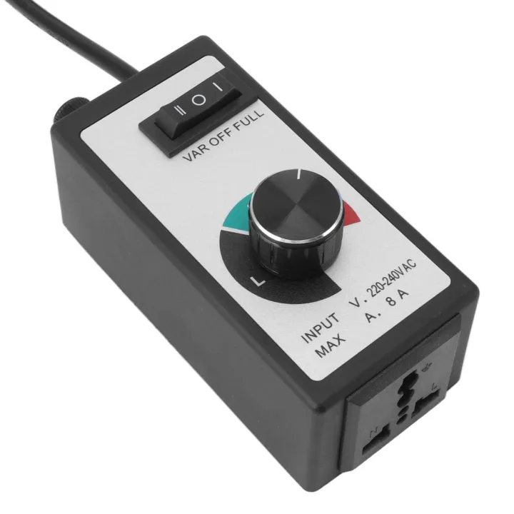 Fan Speed Controller Plastic Vent Blower Speed Adjuster 1500W Exhaust ...