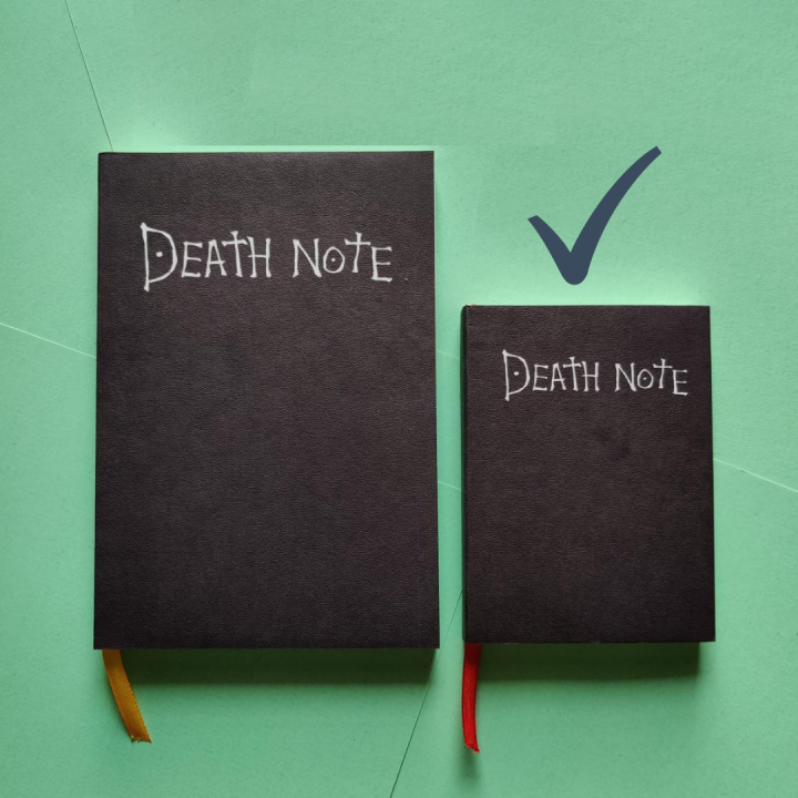 Death Note Small Notebook with BOOKMARKS (5.4"*4" ,A6 size) - Notebook ...