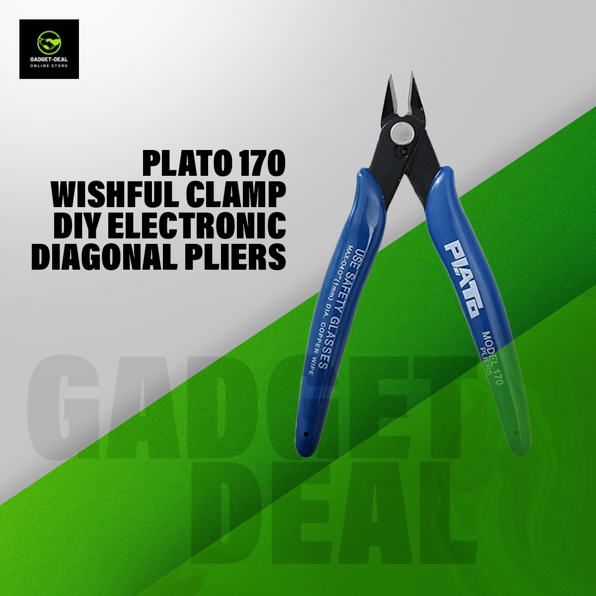PLATO 170 Wishful Clamp DIY Electronic Diagonal Pliers Side Cutting ...