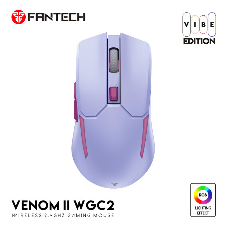 FANTECH WGC2 VENOM II VIBE 2.4G Wireless Gaming Mouse Pixart 3212 ...