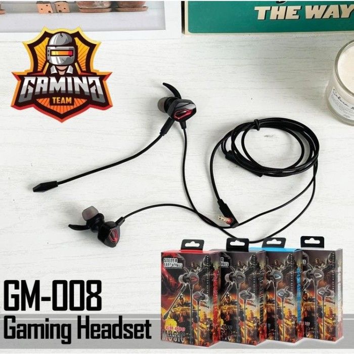 Mobile Gaming Headset with Mic XG-120/GM008/GM009 Wired In-Ear Earphone ...