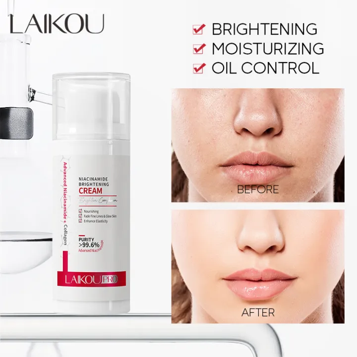 LAIKOU 99.6% Advanced Niacinamide Brightening Face Cream Fade Fine ...
