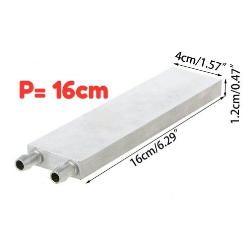 160mm 4 Peltier Water Block Peltier Cooler Aluminum Alloy 160x40x12mm ...