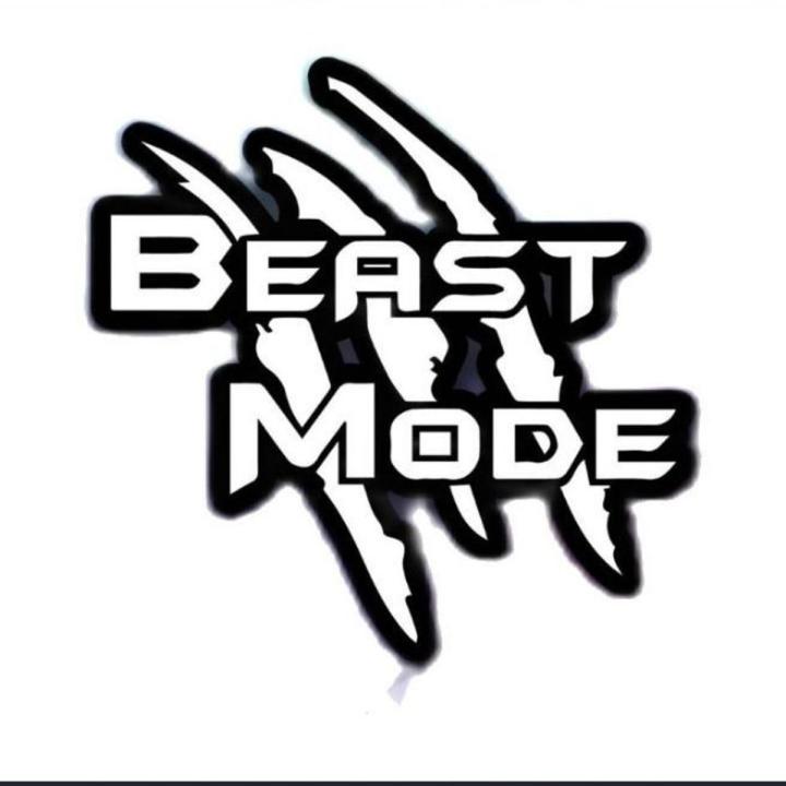 Sticker For Bike | Beast mode White | Best Quality ( Sticker_Mode ...