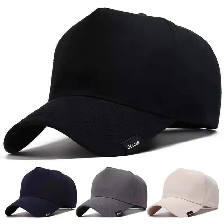 Tall Crown Hat Men's Fashion Trendy Large Size Peaked Cap Spring and ...