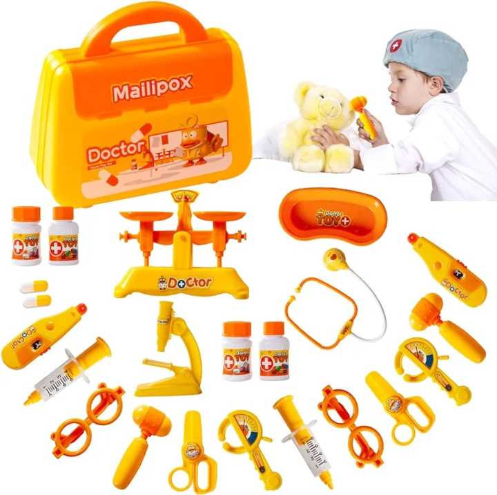 Auniq Doctors Set for Kids, Doctor Toy Kit Pretend Doctor Kit Role Play ...