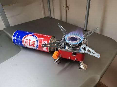 Portable Card Type Campaign Butane Gas Stove Burner with bottle | Daraz ...