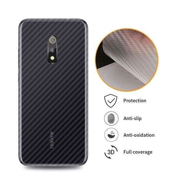 Realme X Carbon Fiber Film Sticker Full Cover | Daraz.com.bd
