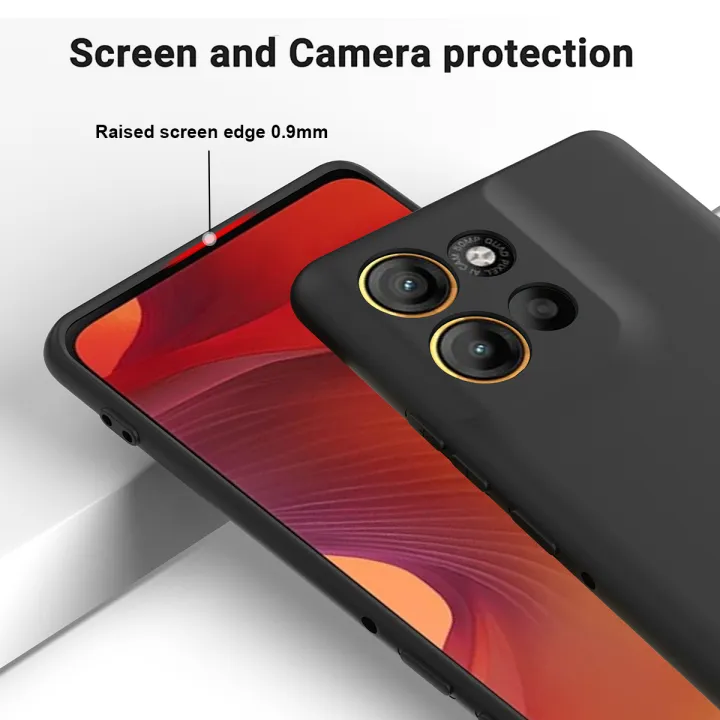 Motorola Moto G86/G86 Power Case Precise Cutouts Straight Edge TPU ...